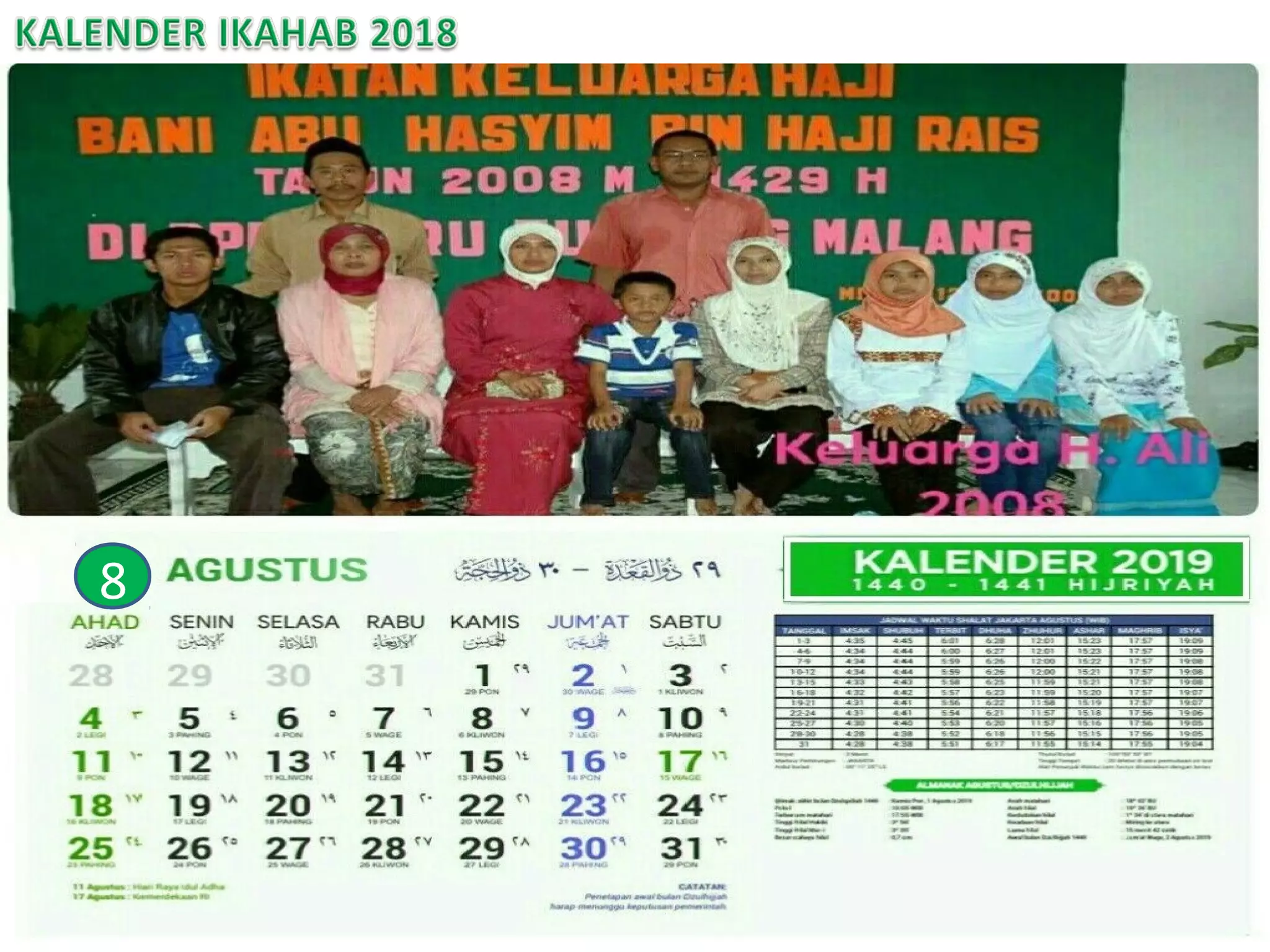 Kalender ikahab 2018 | PPT
