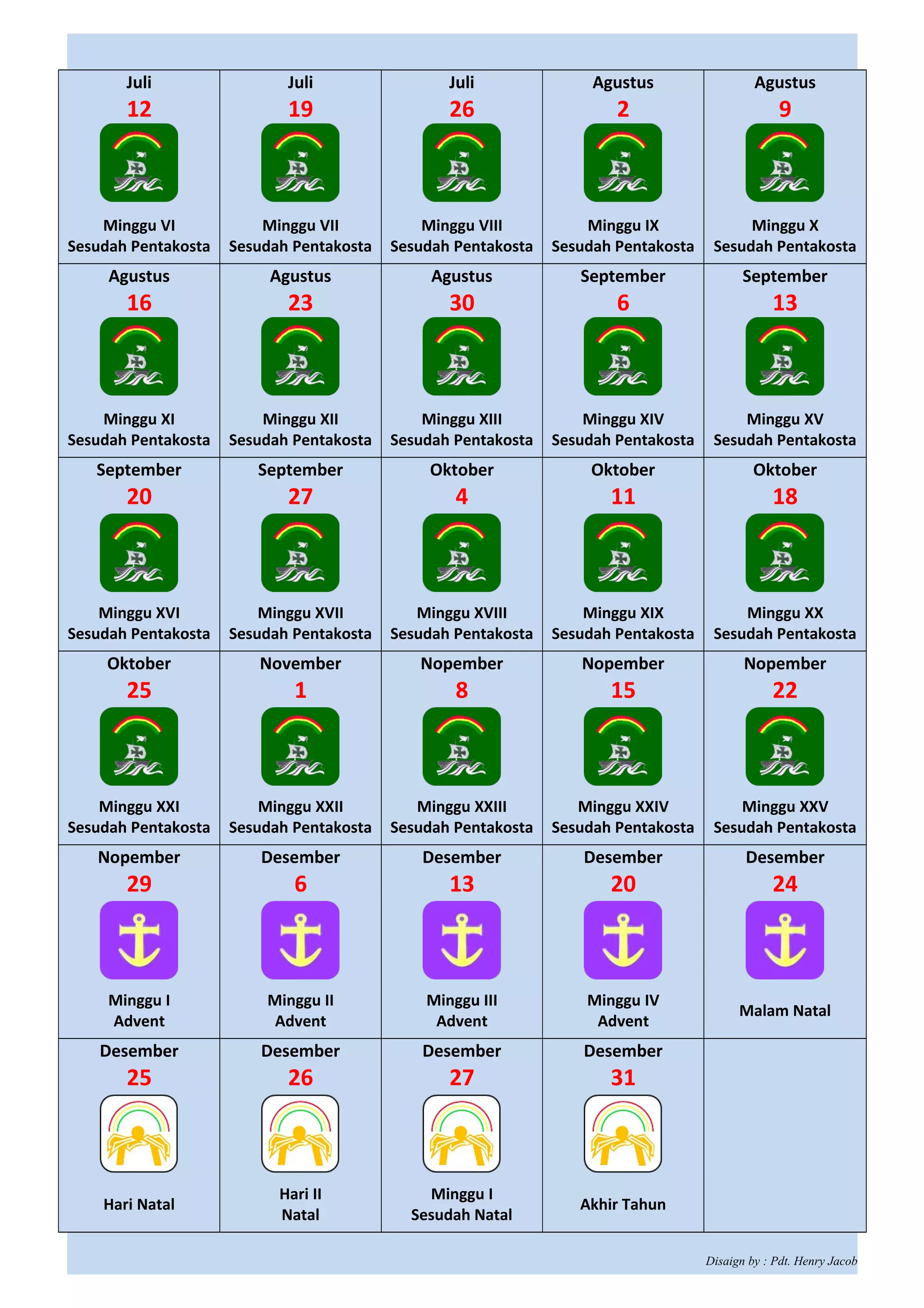 Kalender kain mimbar 2015 | DOC