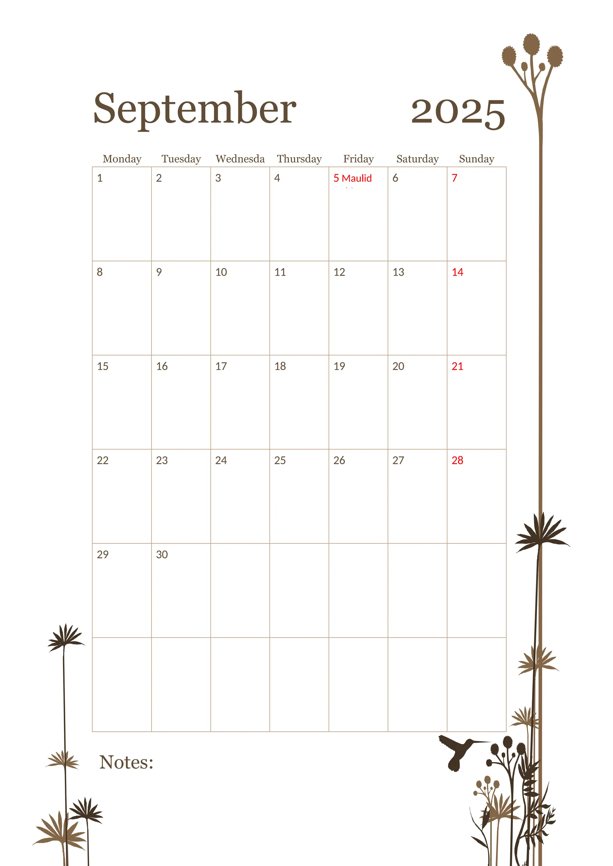 kalender ku 2025 note harian agenda harian.docx