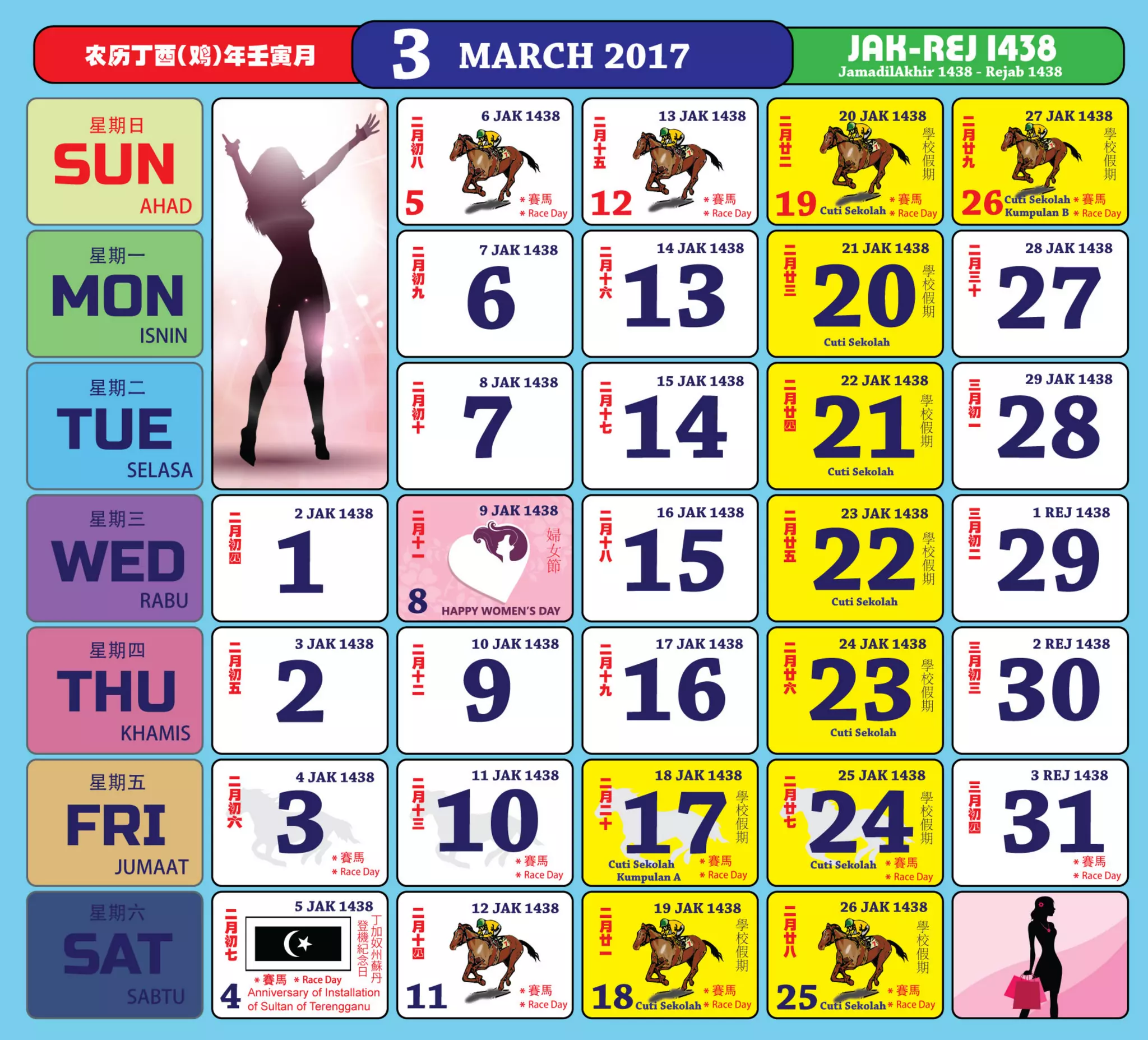 Kalendar kuda malaysia 2017 | PDF