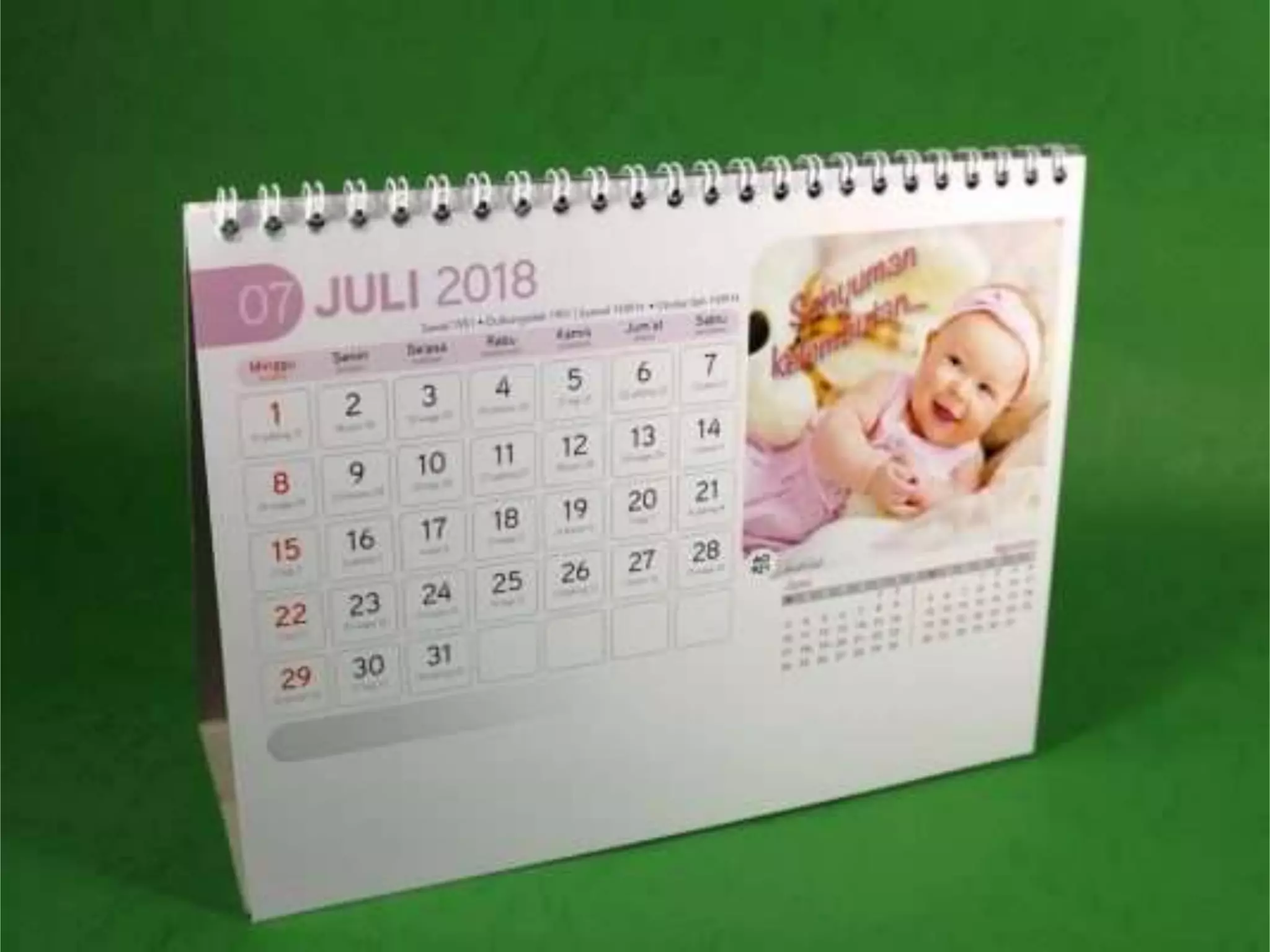 Kalender Meja 2018 Bayi Buah Hati AO 921 | PPTX