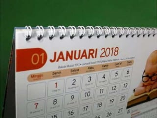 Kalender Meja 2018 Bayi Buah Hati AO 921 | PPTX