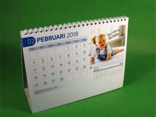 Kalender Meja 2018 Bayi Buah Hati AO 921 | PPTX
