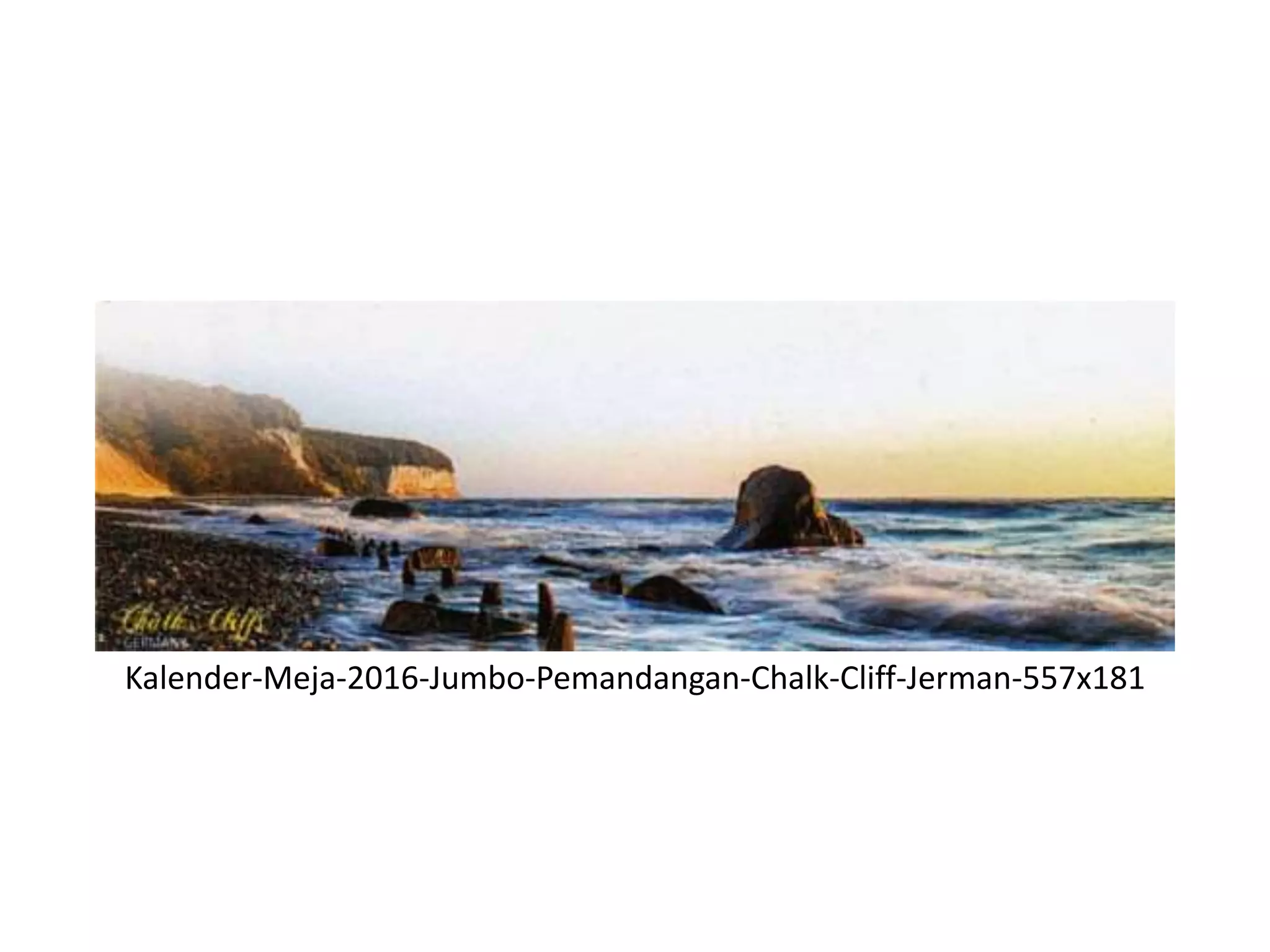 Kalender meja jumbo pemandangan alam dunia | PPT