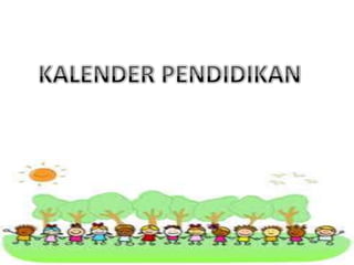 Kalender pendidikan | PPTX