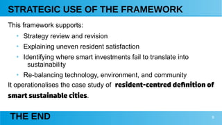 Resident-Centred Evaluation Framework for Smart Sustainable Cities | PDF