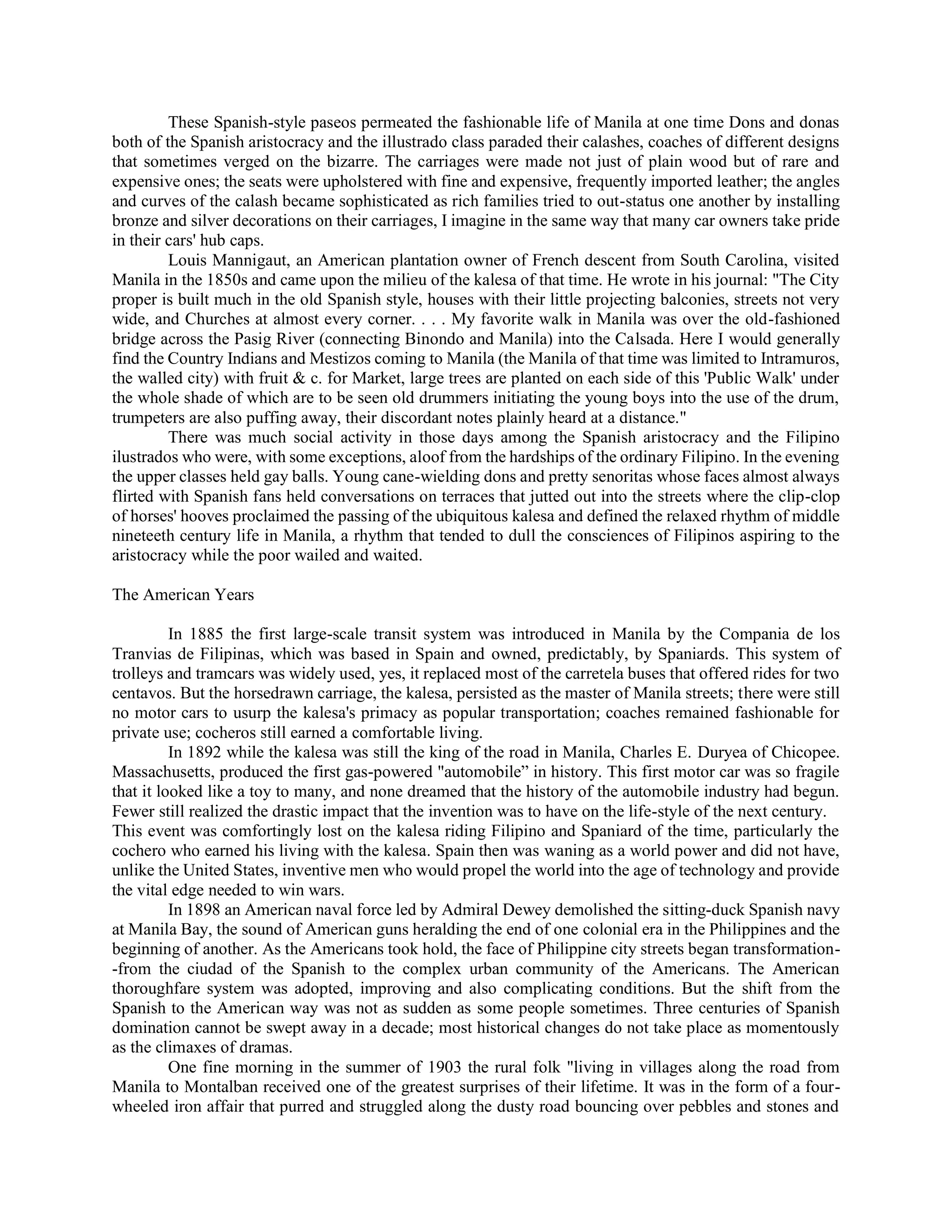 Kalesa: The Passing of a Lifestyle by Rey Hulog | PDF