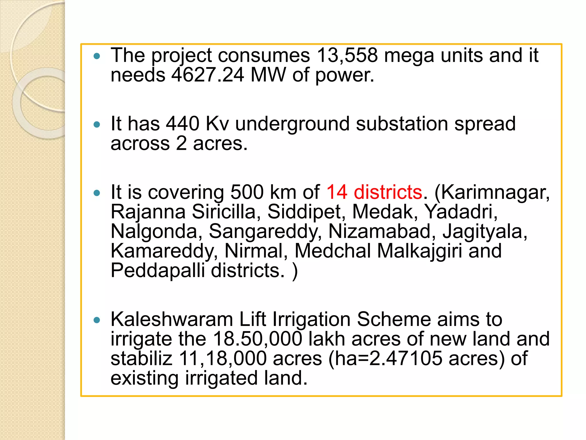 Kaleshwaram project (klis)pp open | PPTX