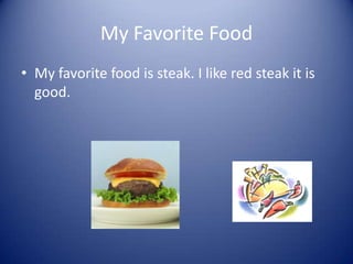 Zade's Favorite Things | PPTX