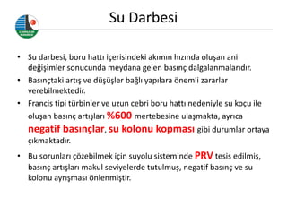 Hidroelektrik Projelerde Uzun Cebri Boru, Reaksiyon Tipi Türbinler ve ...