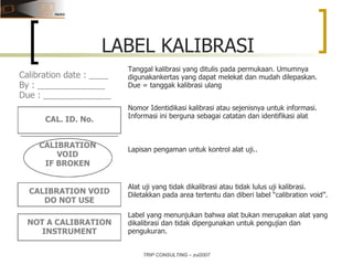Kalibrasi - ISO 22000:2005 - HACCP | PPT