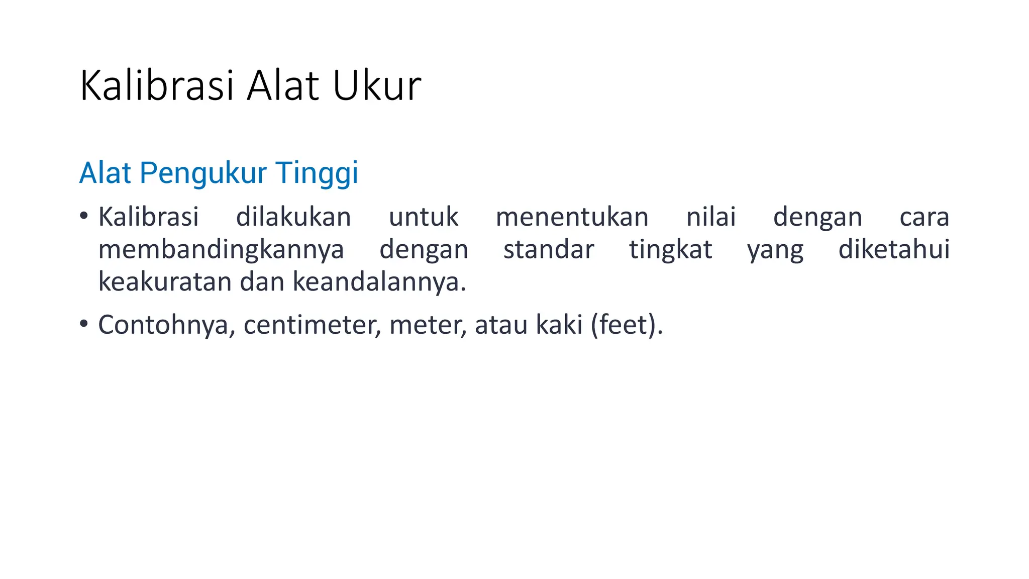 KALIBRASI ALAT UKUR DAN BAGAIMANA MENGETAHUI KAPAN DILAKUKAN KALIBRASI ...