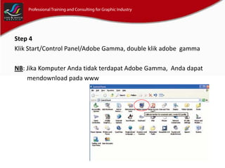 Kalibrasi monitor pc dengan adobe gamma | PDF