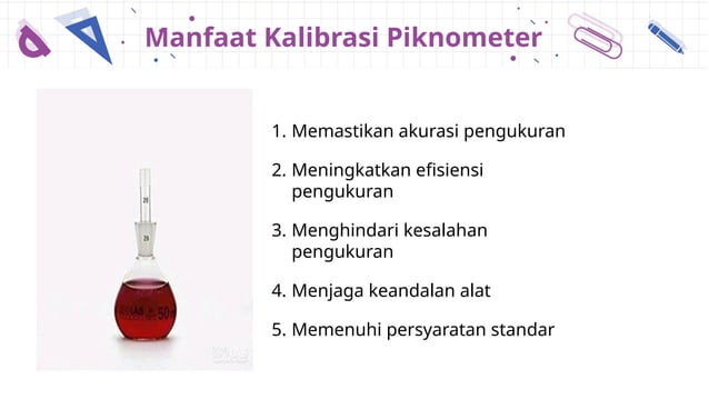 Kalibrasi Piknometer untuk mata kuliah kalibrasi | PPTX
