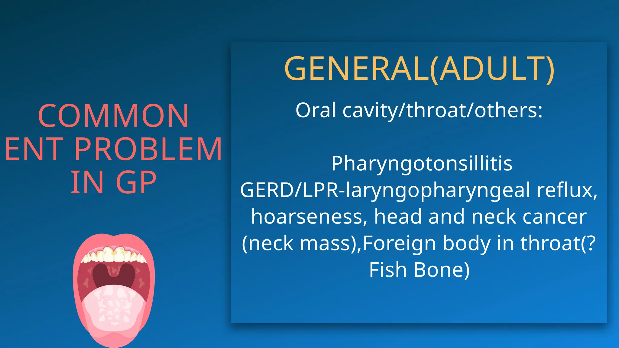 COMMON ENT IN ADULT AND CHILDREN COMMON INFECTION | PPTX | Ear, Nose ...