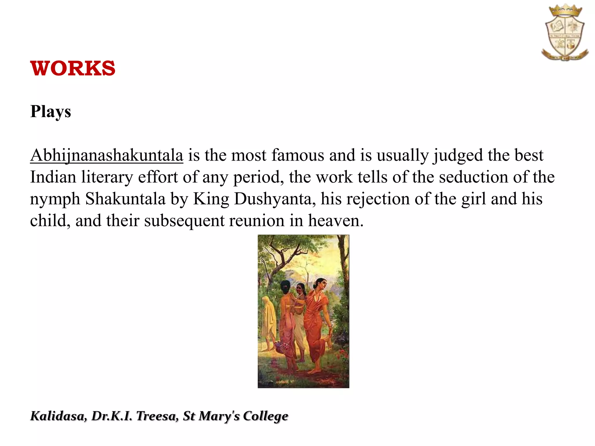 Sanskrit:Kālidāsa | PPTX
