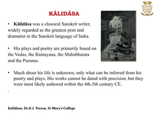 Sanskrit:Kālidāsa | PPTX