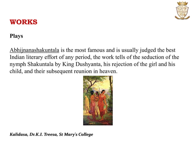 Sanskrit:Kālidāsa | PPTX