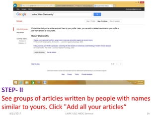 QUALITATIVE ASSESSMENT OF RESEARCHERS PRODUCTIVITY | PPT
