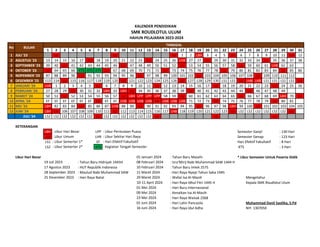 kalender pendidikan tahun 2024-2025 smk ru | PDF