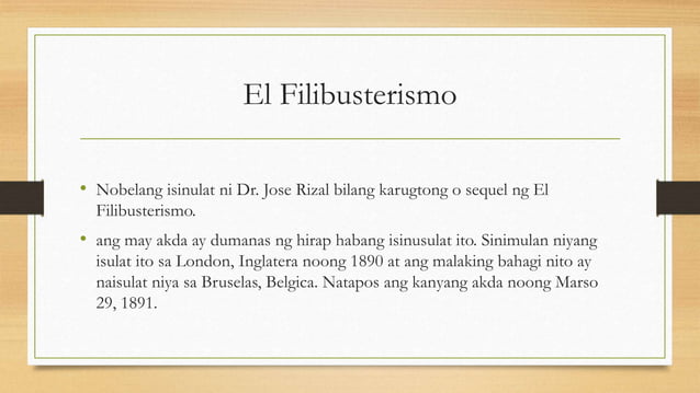 Kaligirang kasaysayan ng el filibusterismo | PPTX