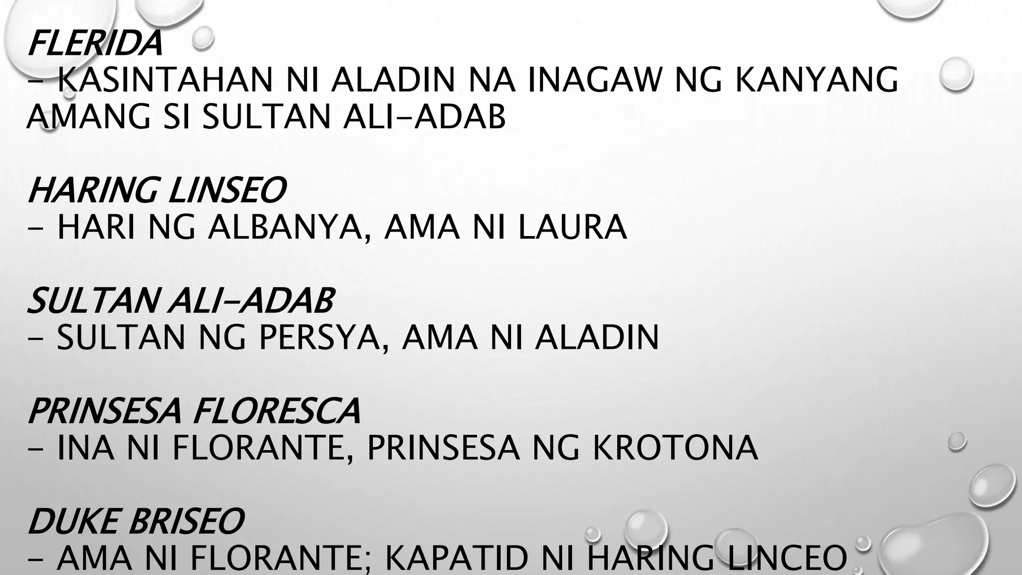Kaligirang kasaysayan ng florante at Laura | PPTX