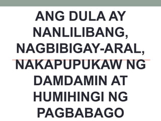 KALIGIRANG PANGKASAYSAYAN NG DULANG PANTANGHALAN.ppt