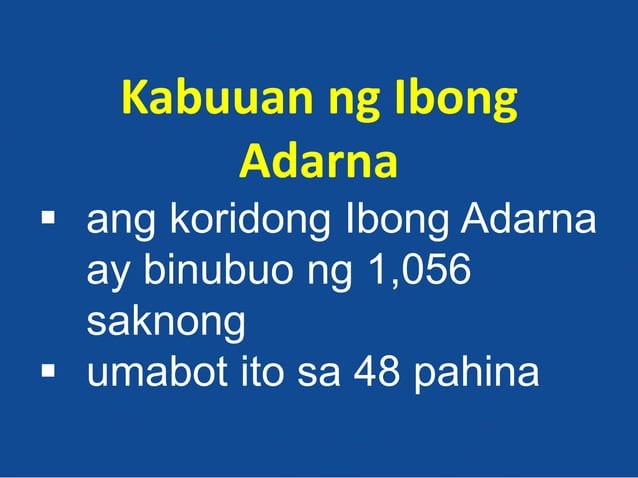 Kaligirang Pangkasaysayan ng Ibong Adarna | PPTX