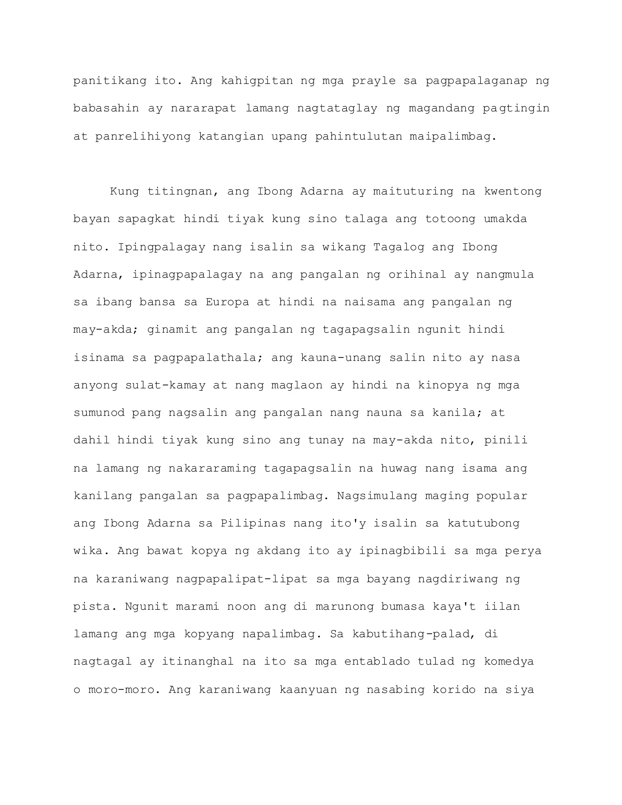Kaligirang pangkasaysayan ng ibong adarna 2 | DOCX