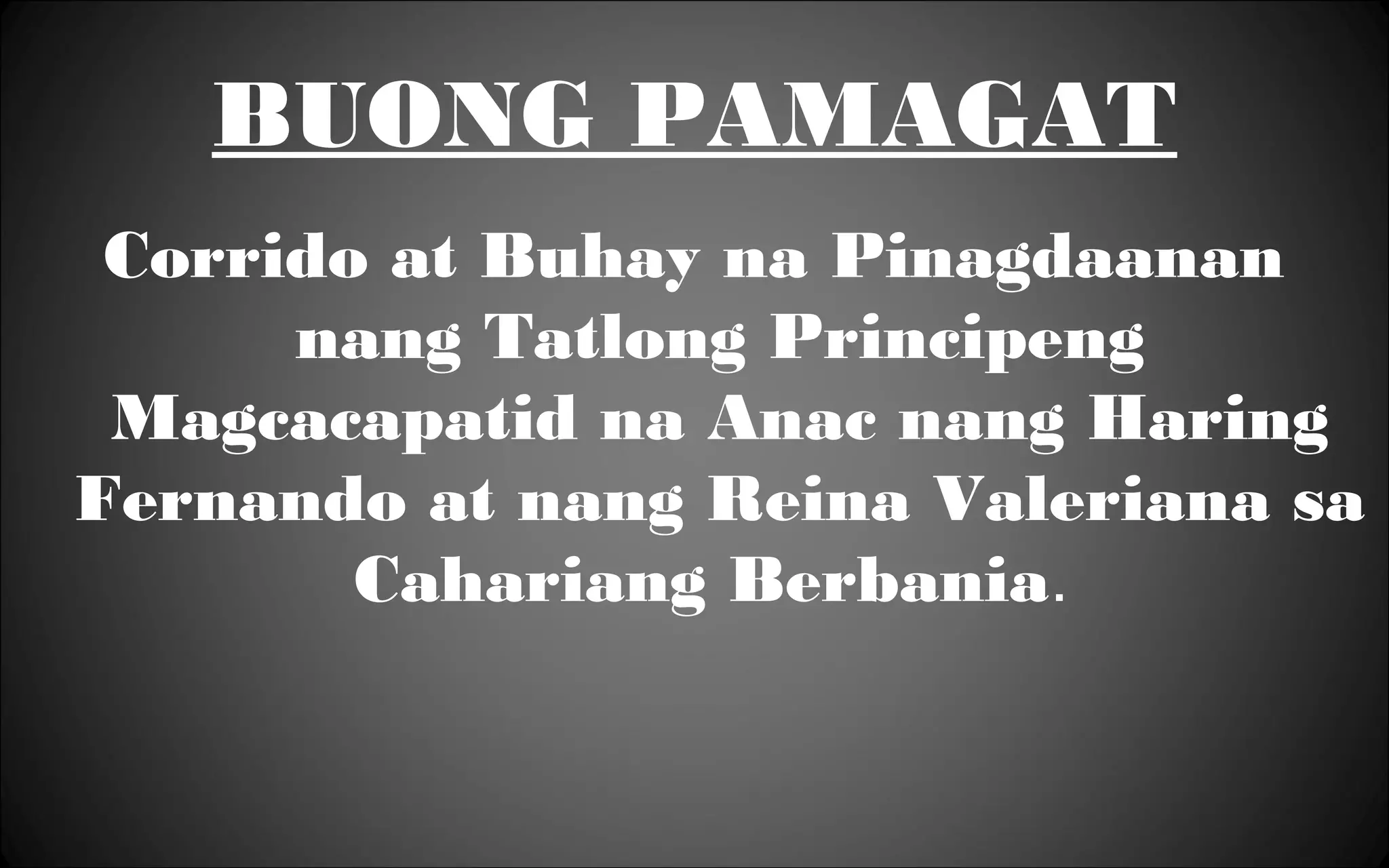 Kaligirang Pangkasaysayan ng Korido at Ibong Adarna | PPT