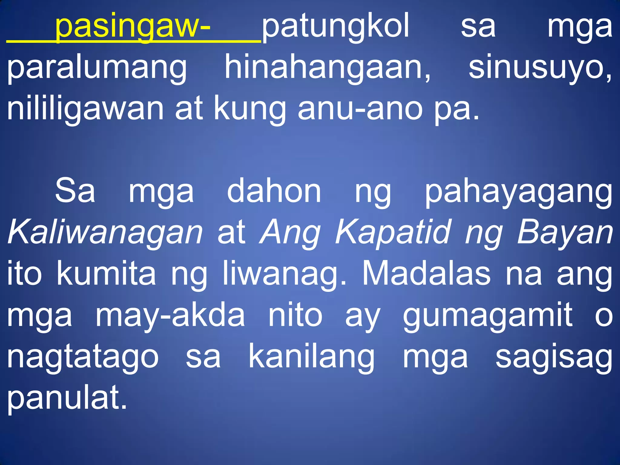 Kaligirang pangkasaysayan ng maikling kwento | PDF Kaligirang pangkasaysayan ng maikling kwento | PDF