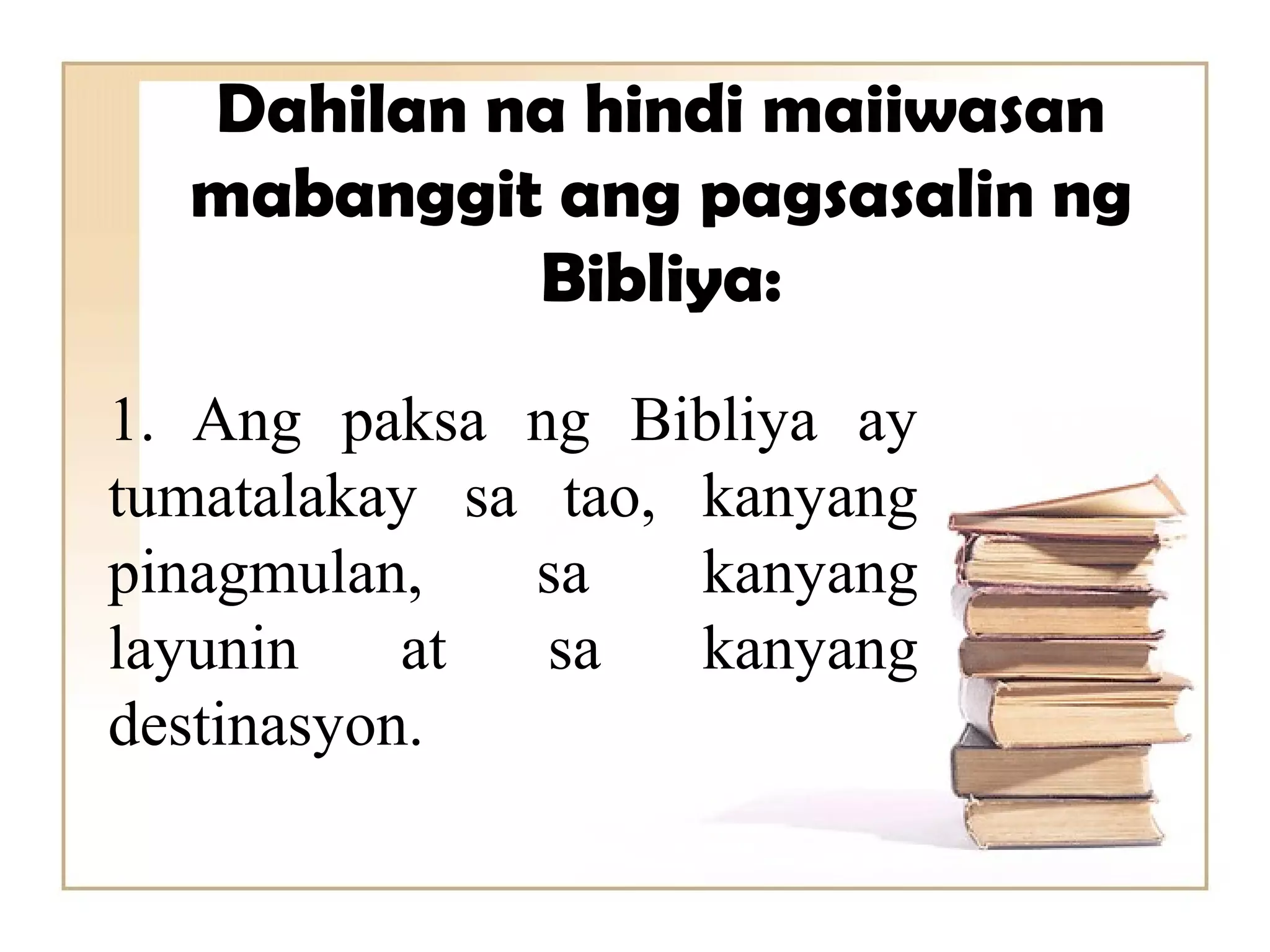 Kaligirang pangkasaysayan ng pagsasaling wika | PPT