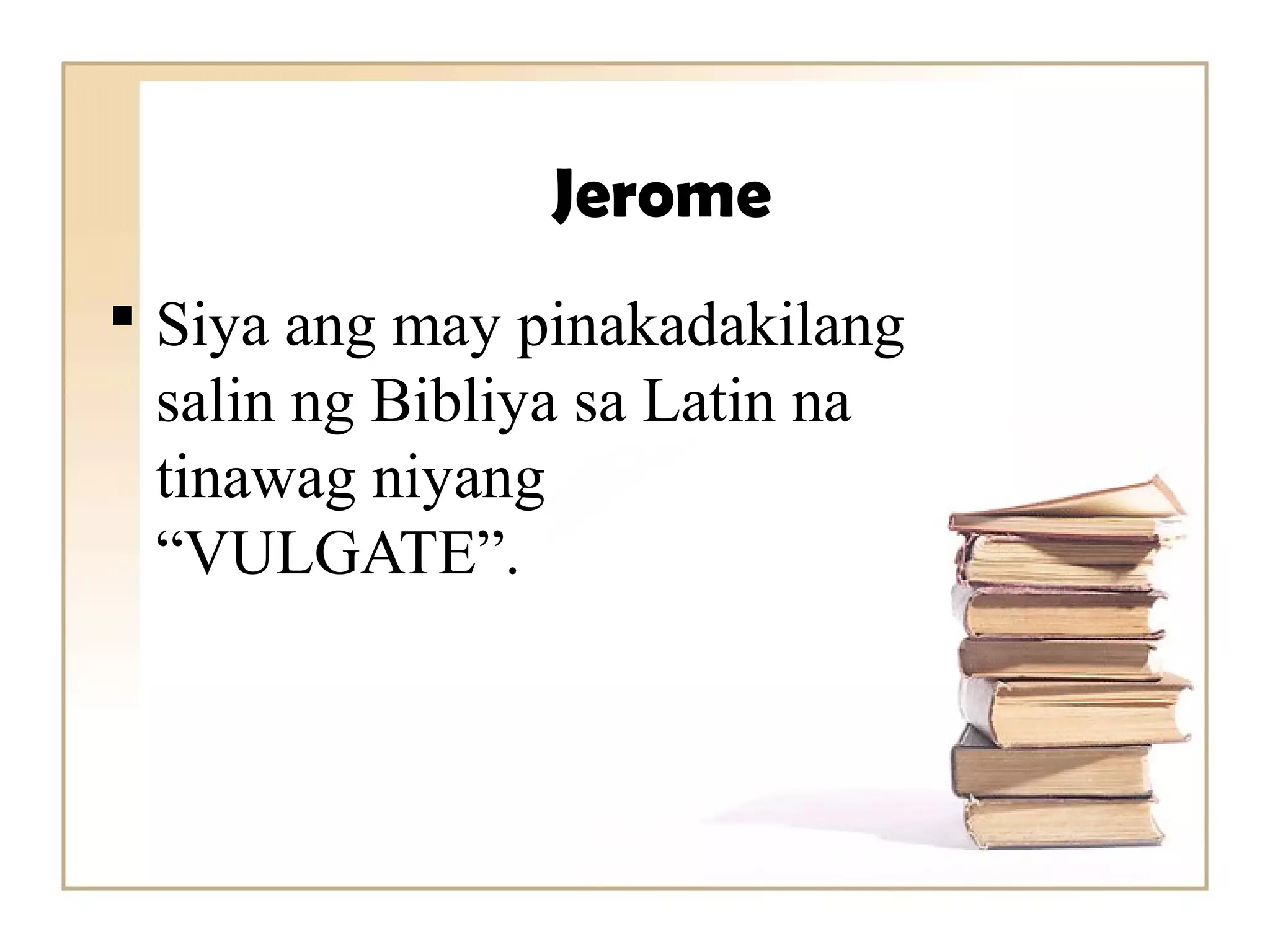 Kaligirang pangkasaysayan ng pagsasaling wika | PPT