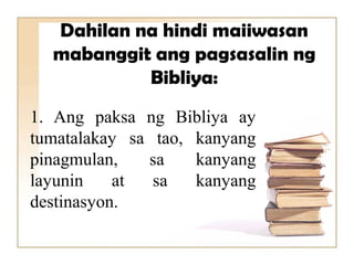 Kaligirang pangkasaysayan ng pagsasaling wika | PPT