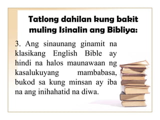 Kaligirang pangkasaysayan ng pagsasaling wika | PPT