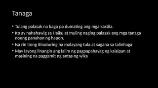 Kaligirang Pangkasaysayan ng Tanka at Haiku.pptx