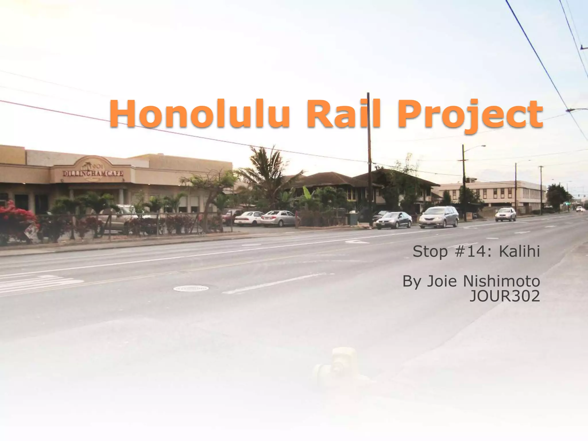 Honolulu Rail Transit - Kalihi Station | PPT