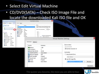 Kali Linux Installation - VMware | PPTX