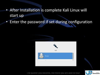 Kali Linux Installation - VMware | PPTX