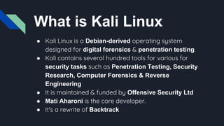 Kali Linux | PPTX