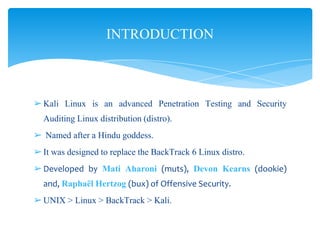 Kali linux | PPT