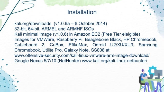 Kali Linux Operating System Presentationpptx Operating Systems Computer Software And