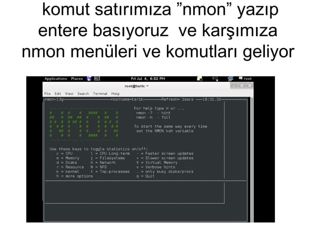 Kali linux nmon analyzer kurulumu | PPT