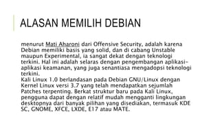 Sistem Operasi Kali Linux | PPTX