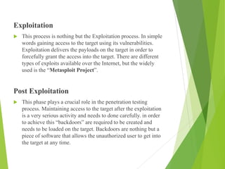 penetration test using Kali linux ppt | PDF