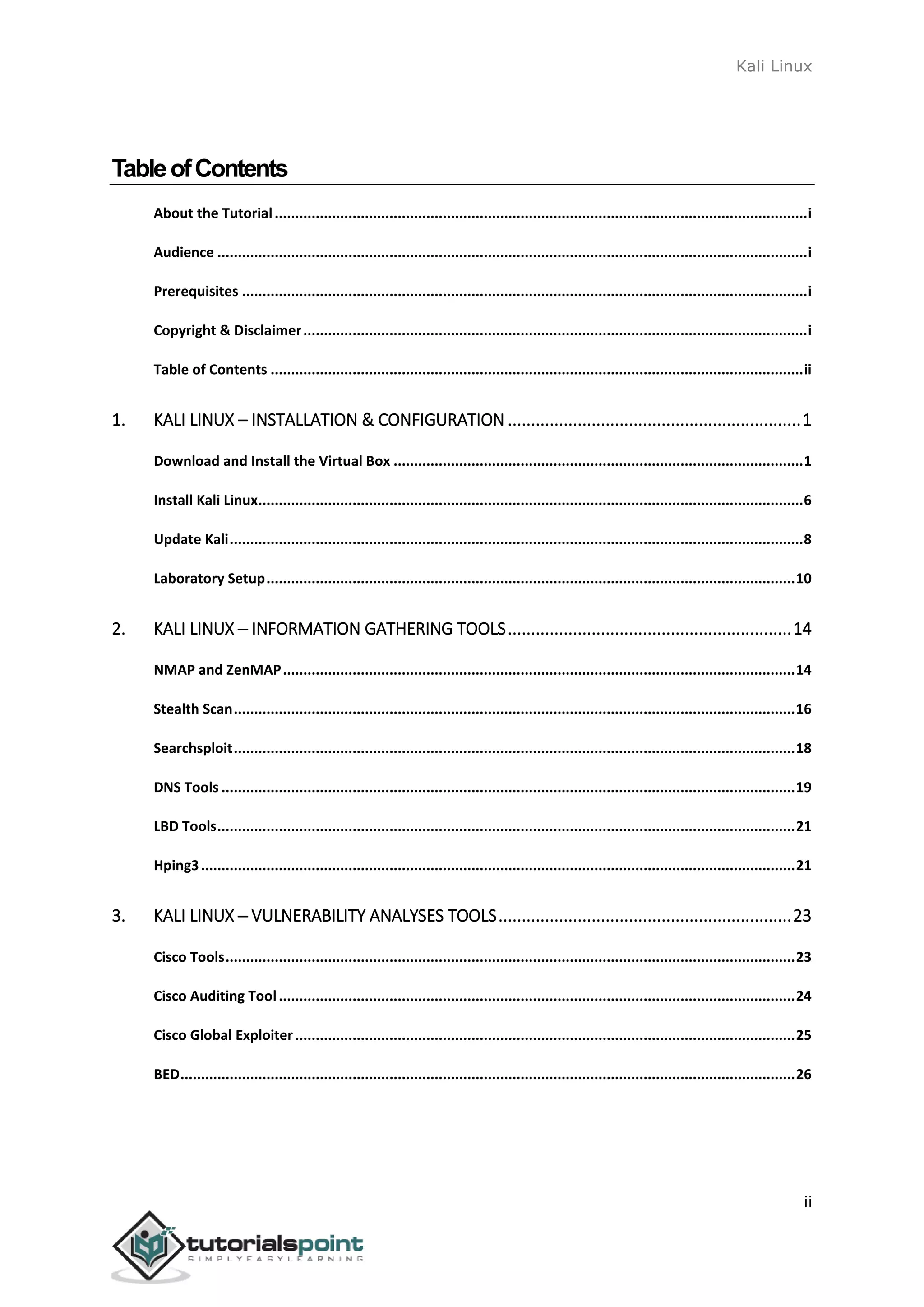 Kali linux tutorial | PDF | Operating Systems | Computer Software and ...