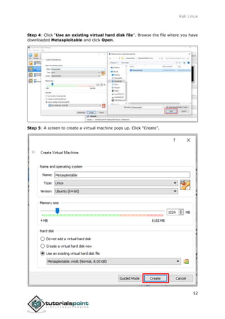 Kali linux tutorial | PDF | Operating Systems | Computer Software and Applications