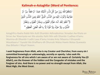 Kalimahs of Islam | PPTX