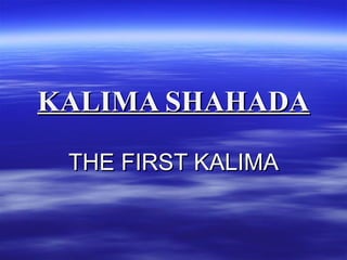Kalima sahadat | PPT