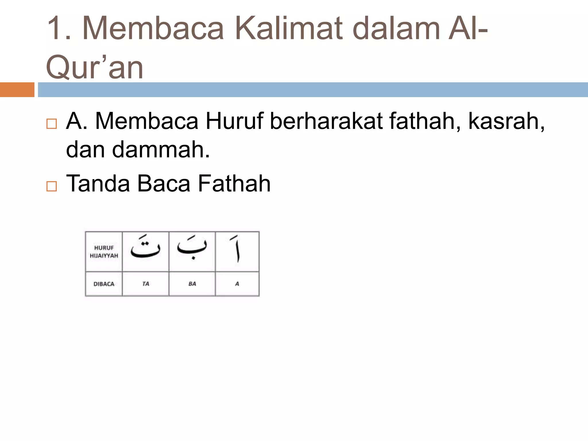 Kalimat dalam al qur’an | PPTX